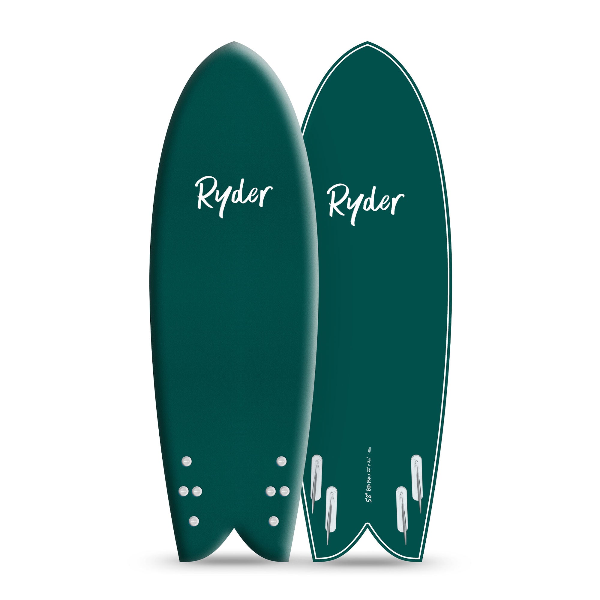 Retro Quad Fish Soft Surfboard Series – Ryder Surfboards