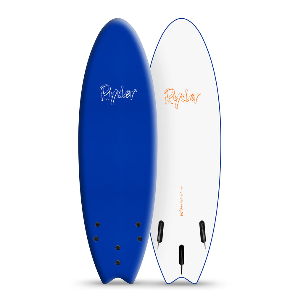 Ryder Fish Series | 6ft Soft Surfboard - Navy Blue – Ryder Surfboards