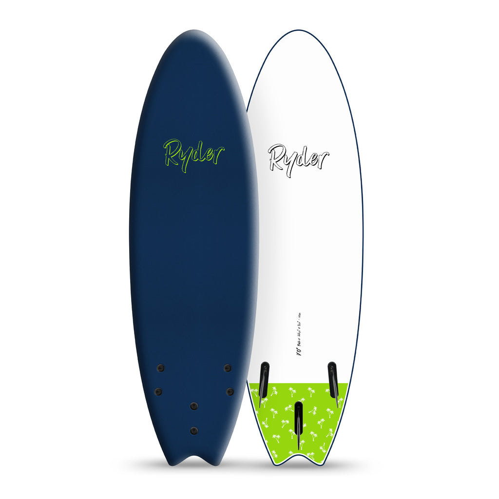 Ryder Fish Series | 7ft Soft Surfboard - Midnight Blue – Ryder Surfboards